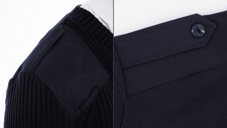 Velcro&Button Closures | COBMEX® Uniform Sweaters